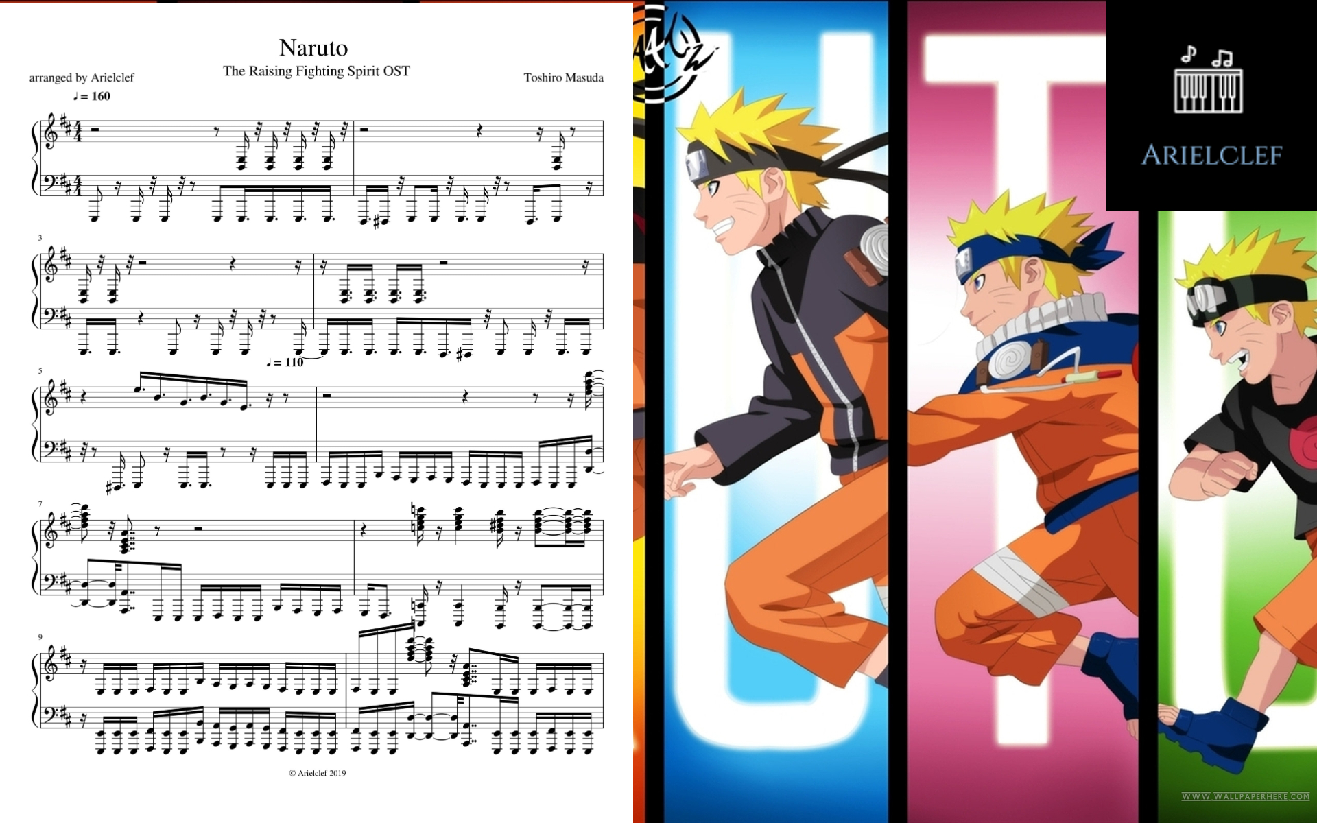 Raising Fighting Spirit – Naruto sheet music | Sheethost