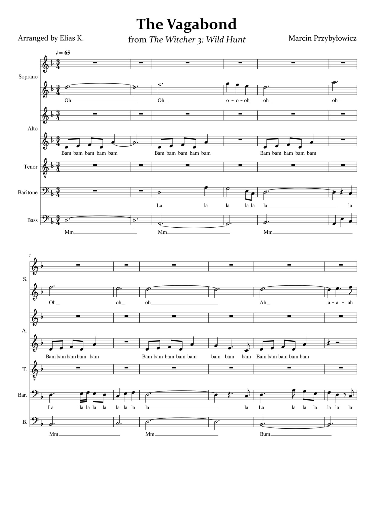 The Vagabond – The Witcher 3 sheet music | Sheethost