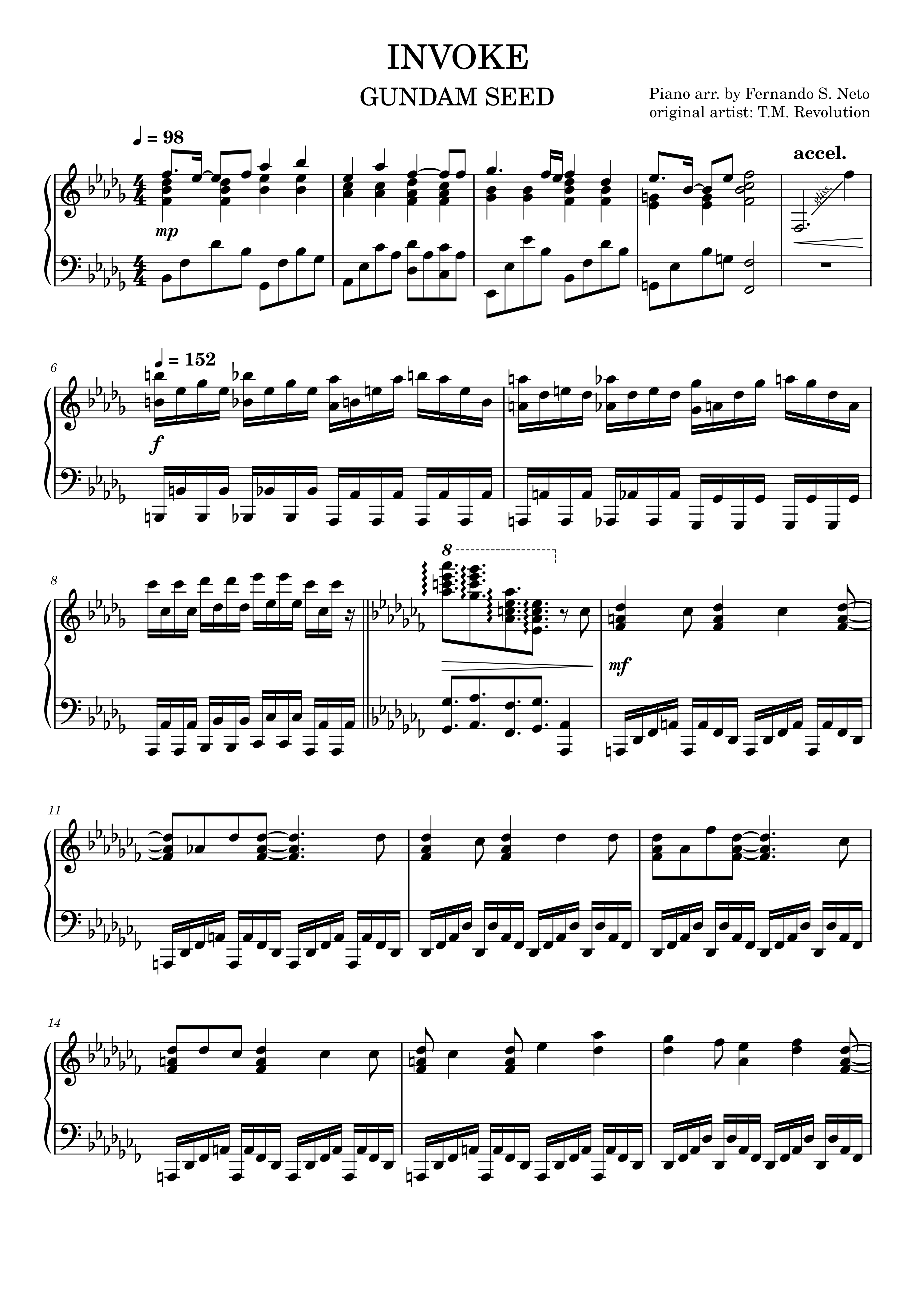 INVOKE sheet music | Sheethost