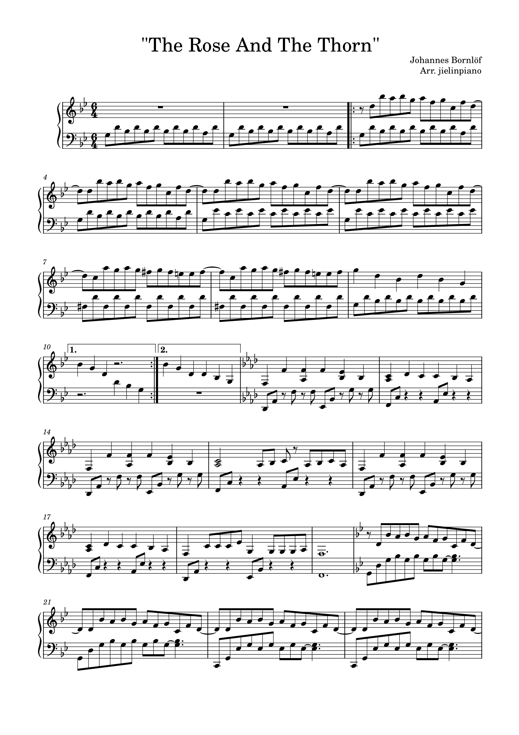 The Rose and the Thorn sheet music | Sheethost