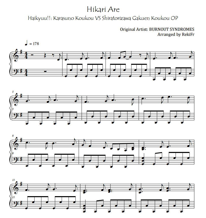 Hikari Are – Haikyuu!!: Karasuno Koukou VS Shiratorizawa Gakuen Koukou ...